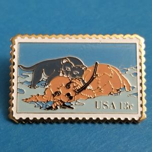 Vintage | Other | Vintage Postage Stamp Pin | Poshmark